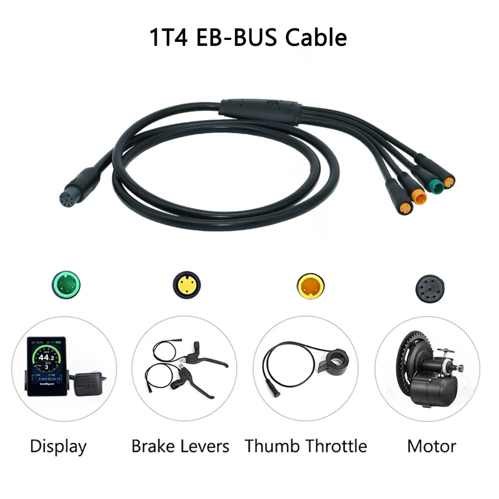 1T2 1T4 Female Cable for TSDZ2 Open Source Firmware (OSF) Upgrade ...