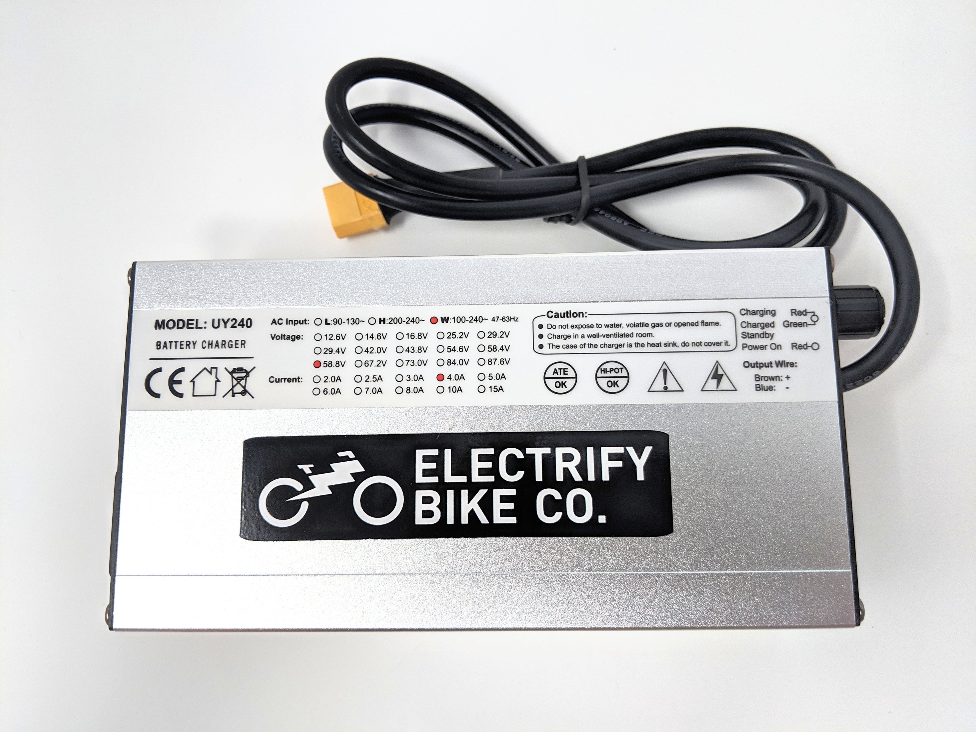 EBC Universal Smart Charger - 36v 4 amp Lithium Ion – Electrify Bike